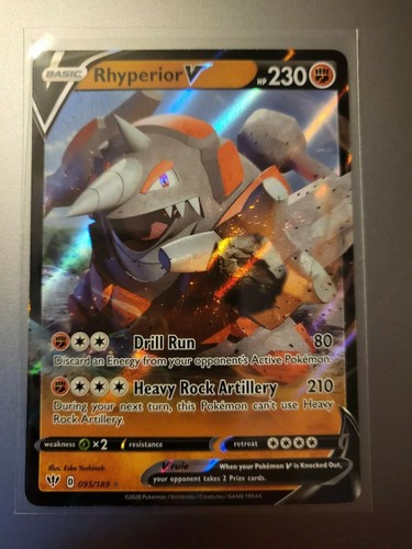 Rhyperior V 95/189 Ultra Rare - Darkness Ablaze - Pokemon Card | eBay