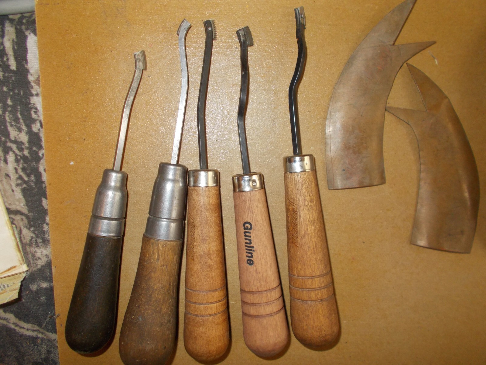 Gun Stock checkering tools 3 Gunline 2 unmarked & extras | eBay