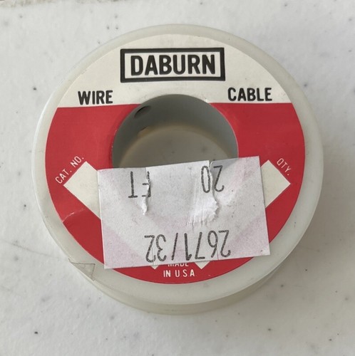 DABURN 32 Gauge Flex Wire Black Outer Insulation 20 Feet Long | eBay