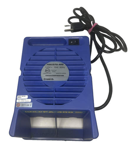 Hakko FA-400 ESD-Safe Bench Top Smoke Absorber, 19 W vertical ...