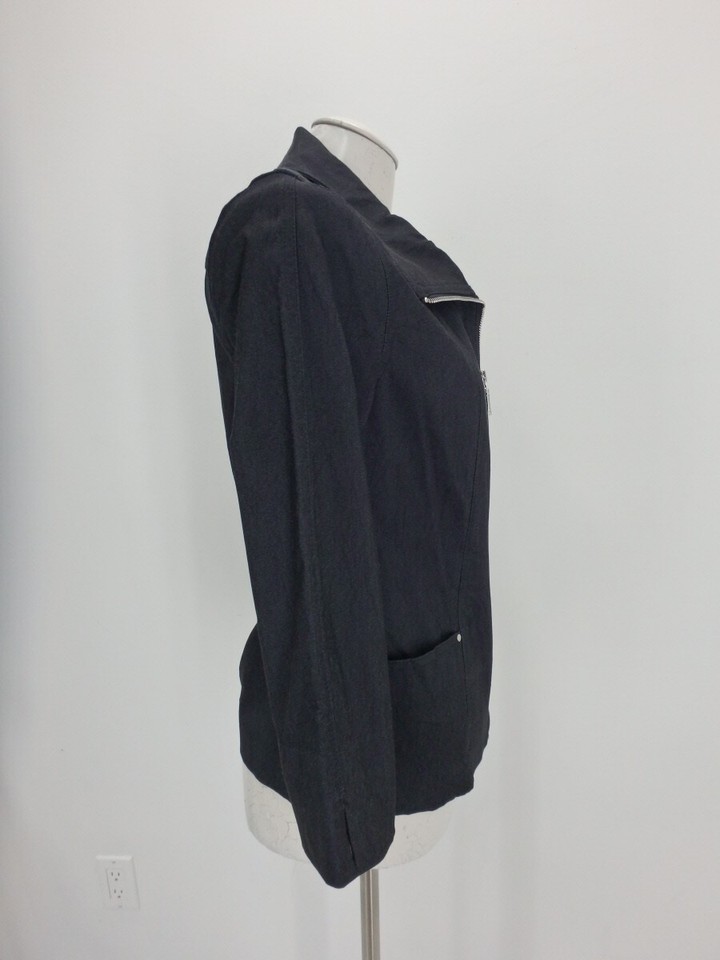 NEW JM Collection Denim Blue Rayon Blend Coat Jacket 8P 41011 | eBay