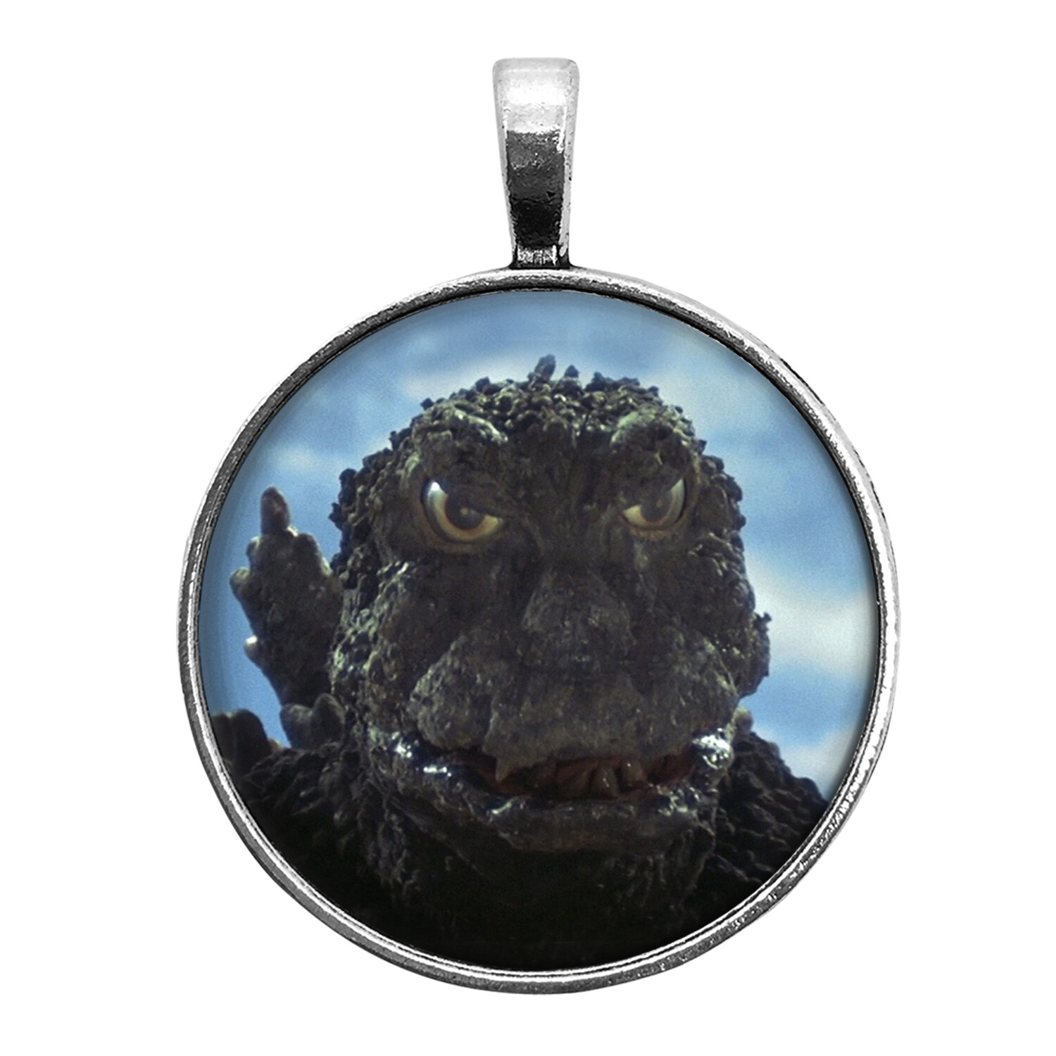 Godzilla King Of Monsters Key Ring Cufflinks Tie Clip Necklace Ring ...