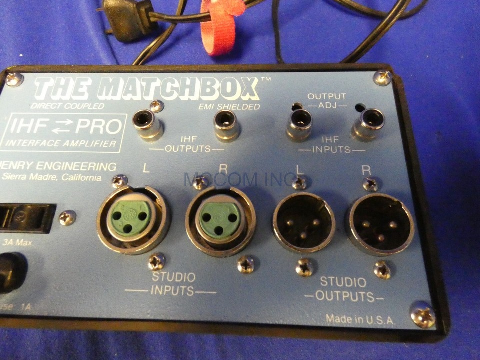 Henry Engineering The Matchbox IHF to Pro Interface Amplifier Qty 2 | eBay