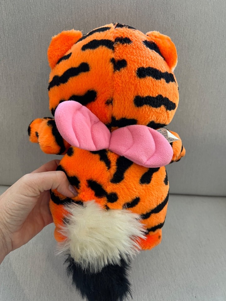WUZZLES soft plush Orange Tycoon Tiger Racoon Disney Hasbro Softies ...