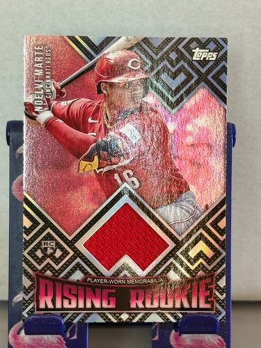2024 Topps Update Baseball RISING ROOKIE RELIC JERSEY Noelvi Marte Reds ...