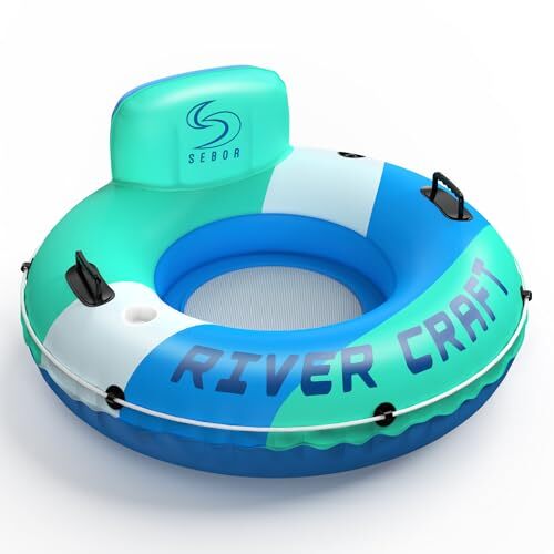 Heavy Duty River Tube, Inflatable Floating Tube with Single 1 pack Mint ...