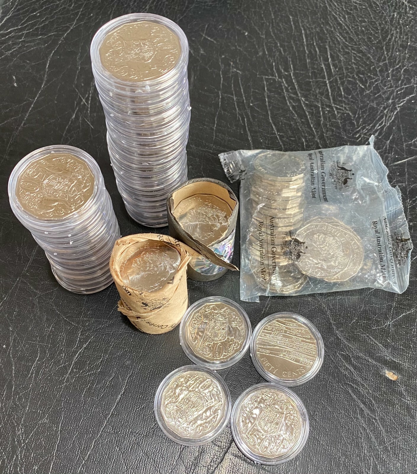 Australian 50 cent coin collection 2019 - 2020 UNC Jody Clark (JC) IRB ...