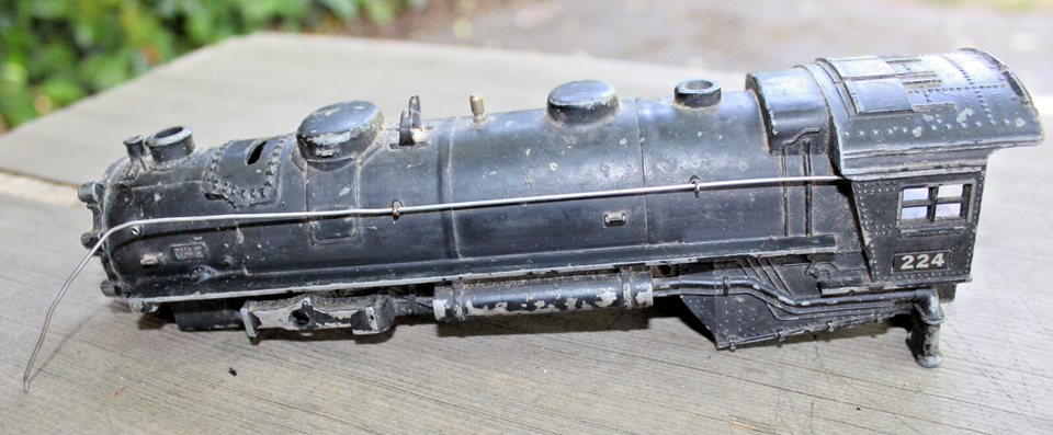 Lionel Postwar O Gauge 224 Black Steam Locomotive Shell b2 | eBay