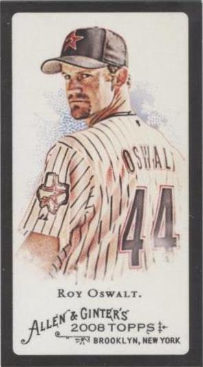 2008 Topps Allen & Ginter's - Roy Oswalt #225 Mini Black Border for ...