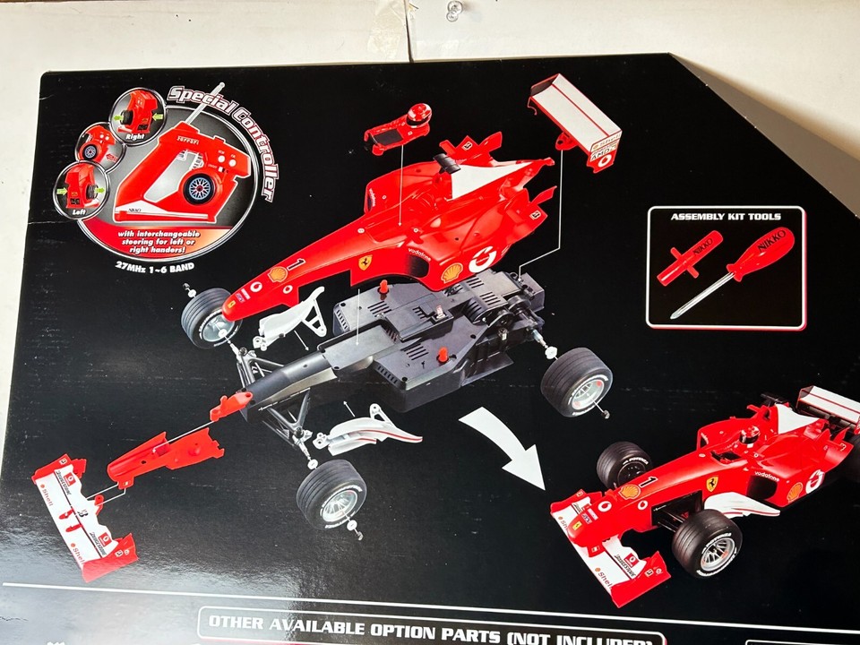 Nikko 1/10 Scale Ferrari F2003-GA F-1 Race Car, New in Box | eBay