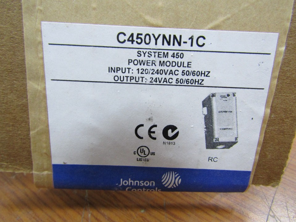 💥NEW JOHNSON CONTROLS SYSTEM 450 POWER MODULE 240 VAC C450YNN-1C | eBay