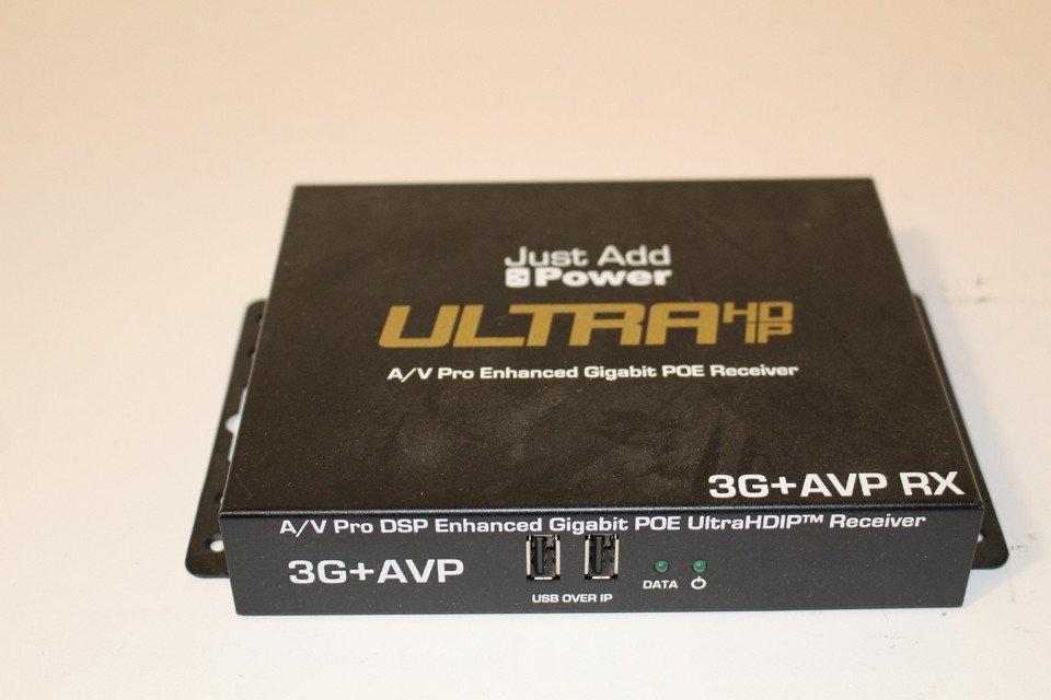 Ultra HD IP 3G+AVP RX Just Add Power A/V Pro Enhanced Gigabit POE ...