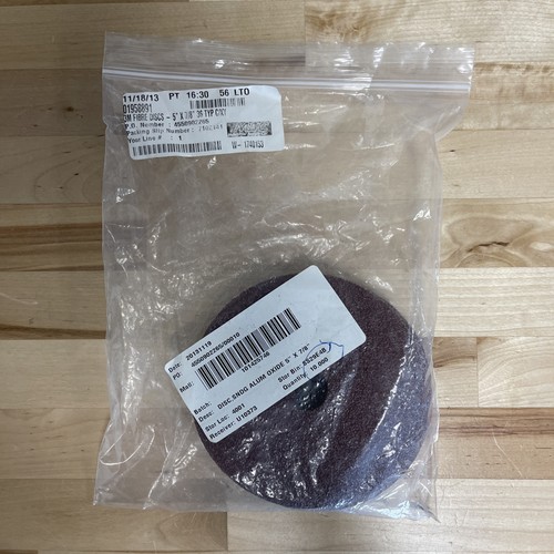 3M Fibre Disc 51144 81372 5" X 7/8" Type C, Set Of 10, NEW | eBay UK