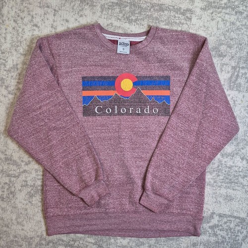 U.s. vintage authentic wear Colorado state logo sweatshirt red small | eBay