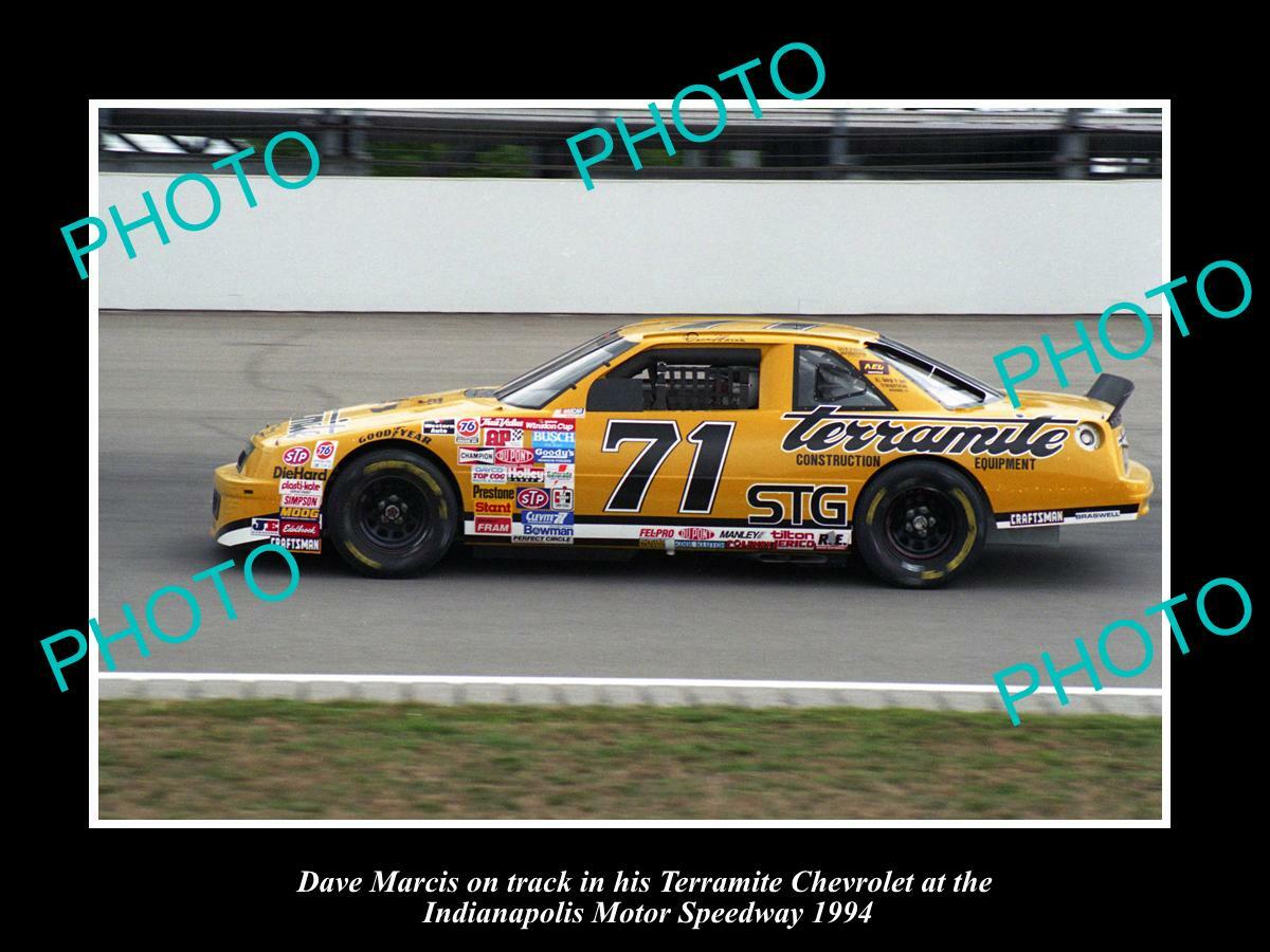 OLD POSTCARD SIZE MOTOR RACING PHOTO DAVE MARCIS 1994 CHEVROLET INDY | eBay