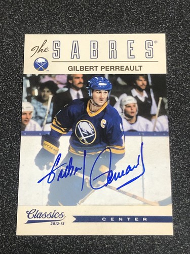 2012-13 Panini Classics Signatures - Gilbert Perreault #12 Autographs ...