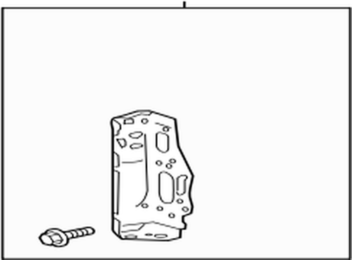 53202-53907 Toyota Support sub-assy, radiator, rh 5320253907, New ...