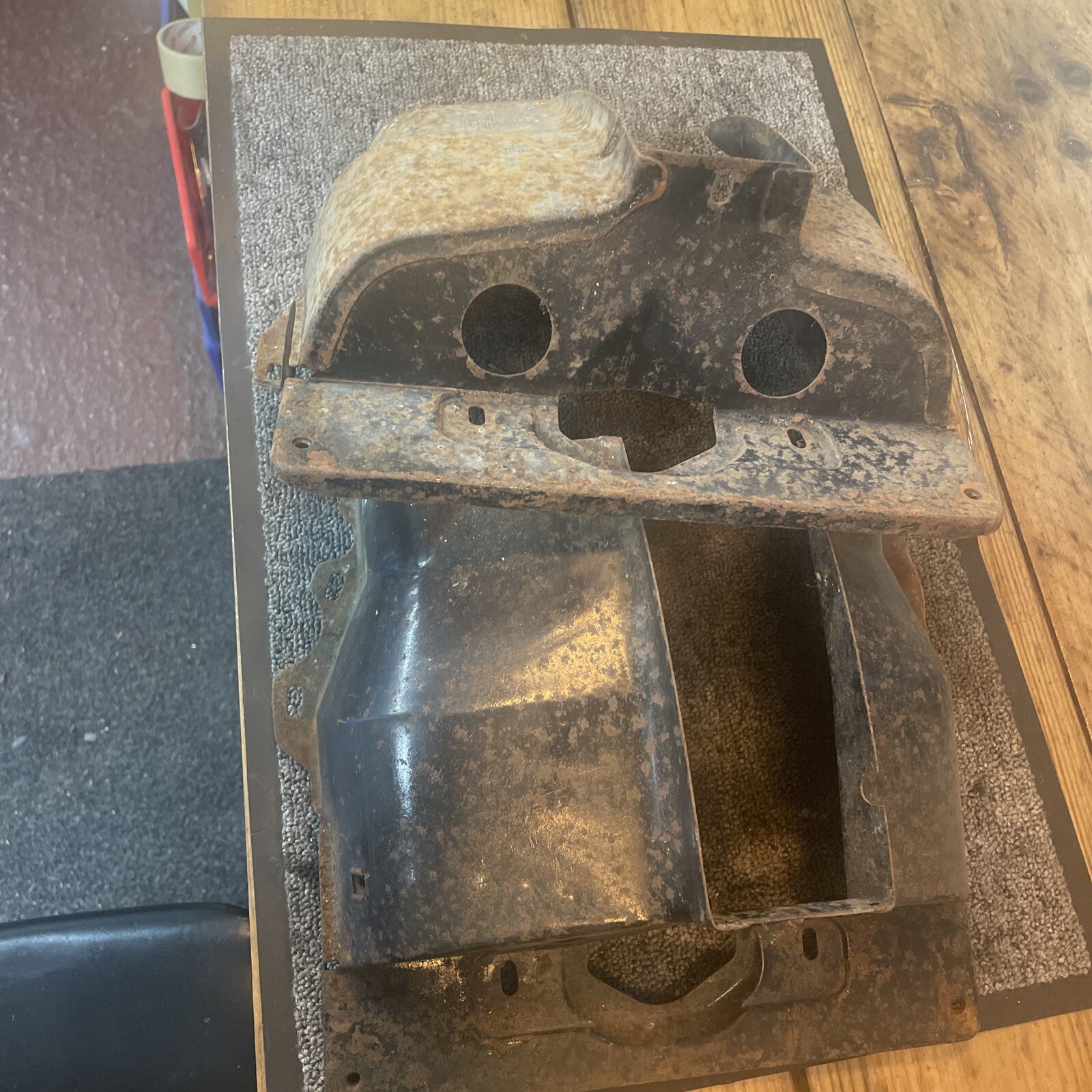 classic vw camper Beetle engine tin Cylinder Shrouds Pair single port ...