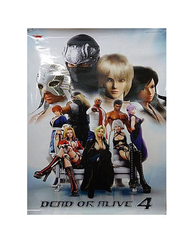 Dead or Alive 4 DOA4 B2 Poster Tecmo New | eBay