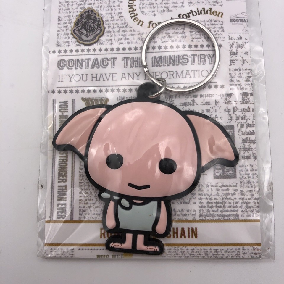 Harry Potter Key Ring Rubber Chibi Dobby 2in Keyring Keychain | eBay