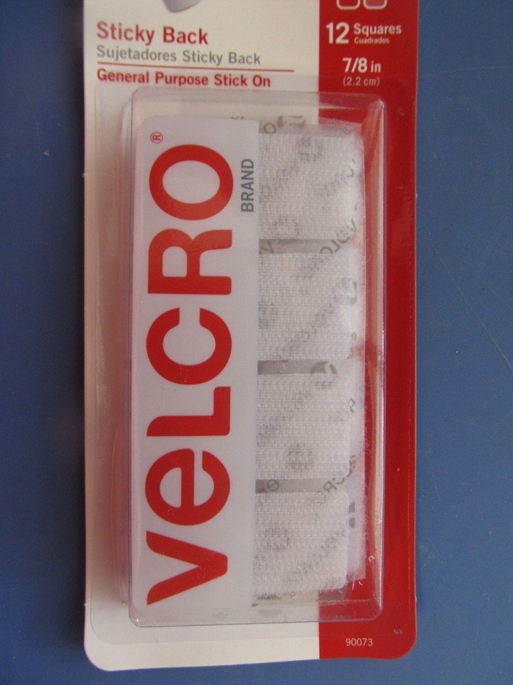Velcro Squares 7/8" Square Pack of 12 Sets #90073 NEW | eBay