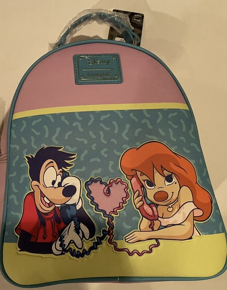 Loungefly Disney A Goofy Movie, Max And Roxanne Mini Backpack & Wallet ...