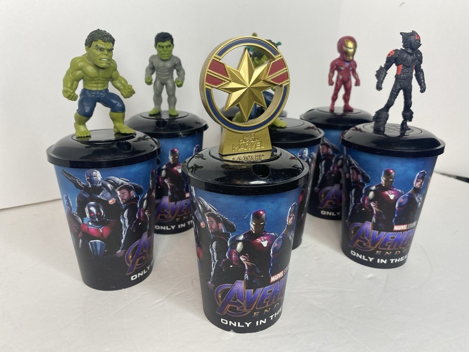 Marvel Avengers Endgame Movie 2019 Theatres Captain Marvel Cup Topper ...