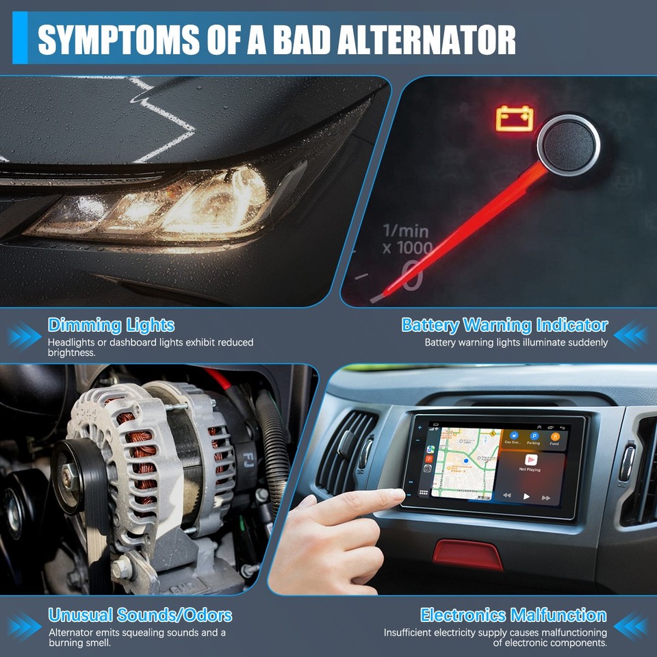 Alternator For Toyota 3.4L Tacoma 2000-2004 Tundra 2000-2002 101211 ...