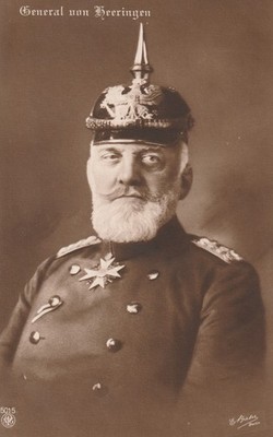 WWI NPG Postcard of German General von Heeringen RPPC | eBay
