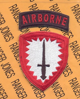 US Army Special Operations Command Europe Airborne SOCEUR 3.75" patch c ...