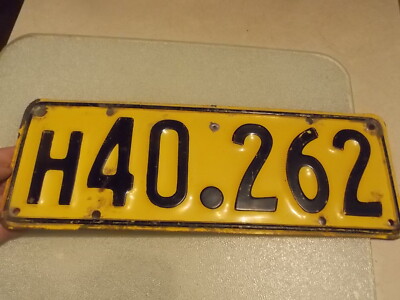 1961-1966 New Zealand License Plate, Free Shipping, | eBay