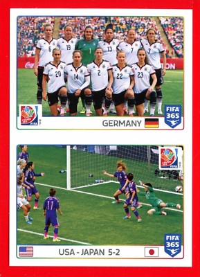 FIFA 365 2015-16 PANINI 2016 -Figurina Stiker- n. 58/59 -WOMEN'S CANADA ...
