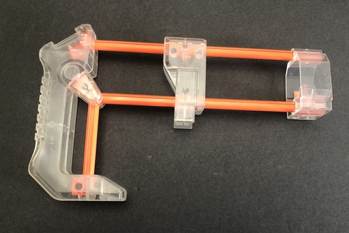 Nerf Translucent Clear Orange Stock Extension Recon and others Toy ...