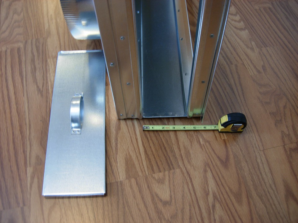 Return air filter rack plenum for filter 16 x 20 x 4",collar 14 ...