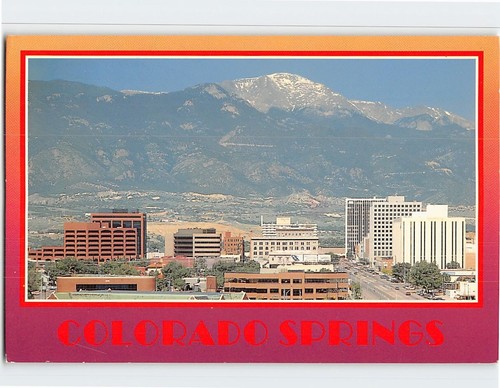Postcard Pikes Peak Colorado Springs Colorado USA | eBay