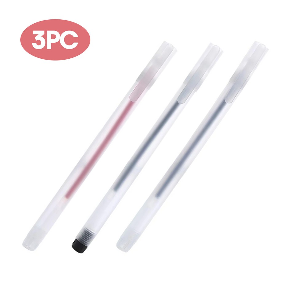 Transparent Frosted Gel Pen 0.5mm Bullet-Point Fountain-Pen ...