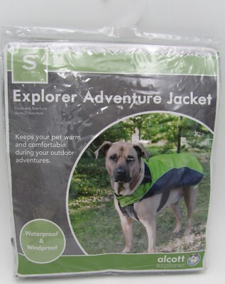 Alcott Explorer Adventure Dog Jacket, Small Green | eBay