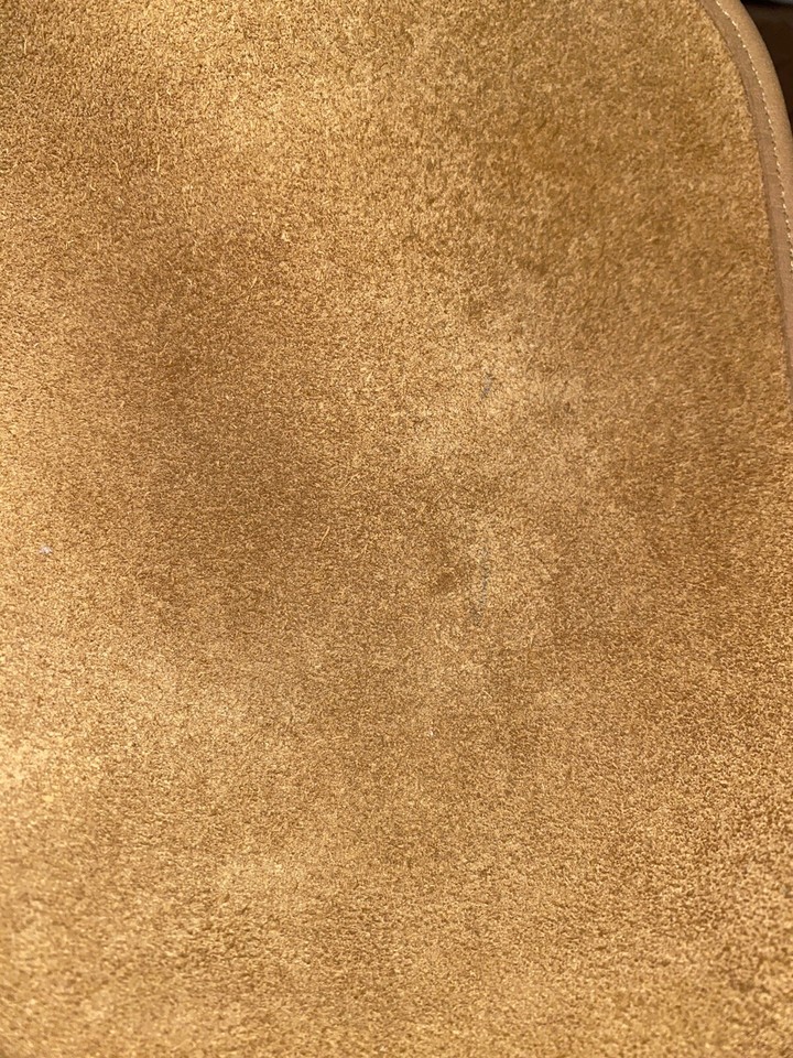 COACH Vintage 9134 Large Tan Leather Hippie Flap Saddle Crossbody ...