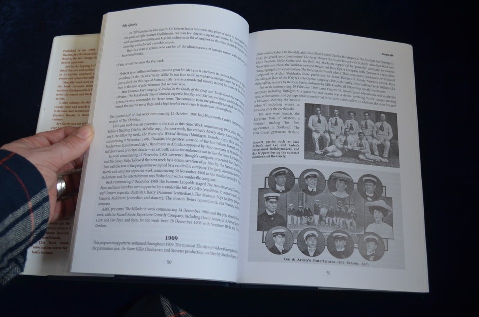 The Gaiety John Moore Signed 1st Ed 2001 Ayr Theatre South Ayrshire ...