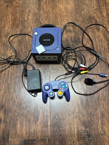 Nintendo GameCube Indigo Purple System Console And OEM Controller ...