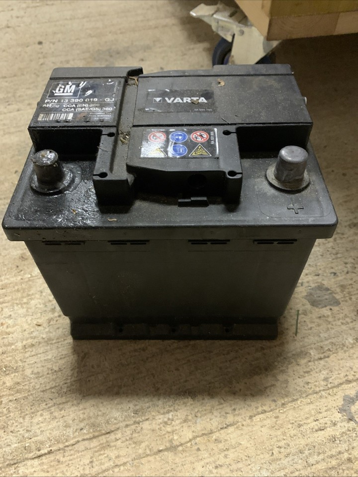 Used Car Battery From Vauxhall Adam PN 13 390 019 GJ Make VARTA | eBay UK