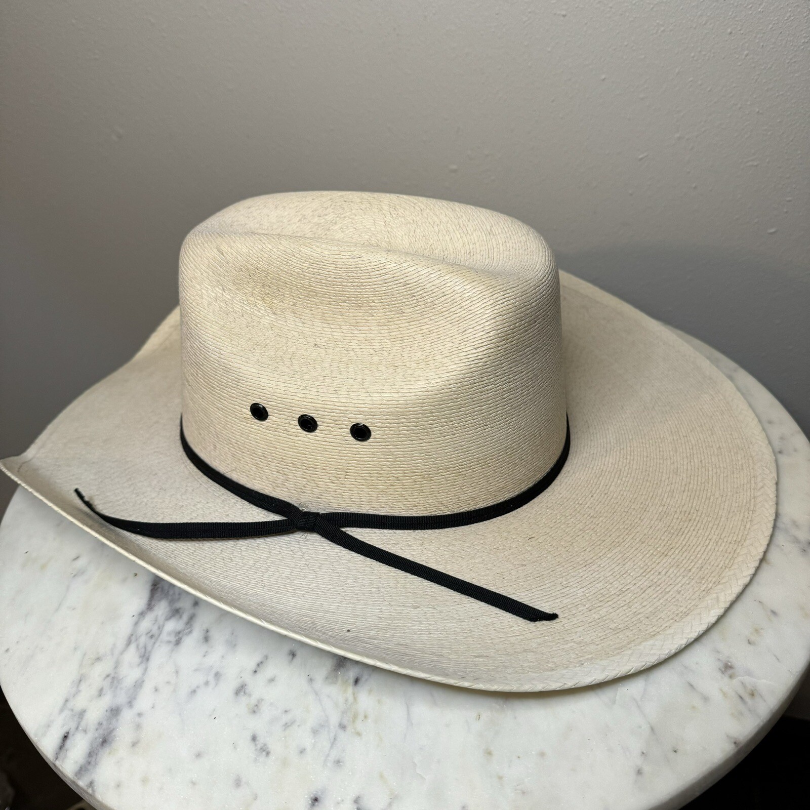 Atwood Western Hat 5X Ivory Straw Hereford Low Crown … - Gem