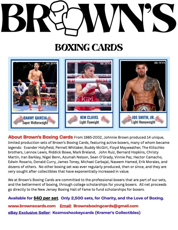 2024 Brown's Boxing Cards Complete Set #1-40 Factory Sealed LE /2500 | eBay