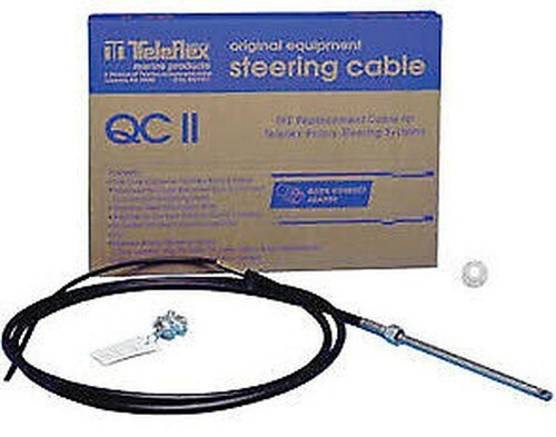 SeaStar Teleflex SSC6106 Quick Connect QC II & NFB Steering Cable 6 ft ...