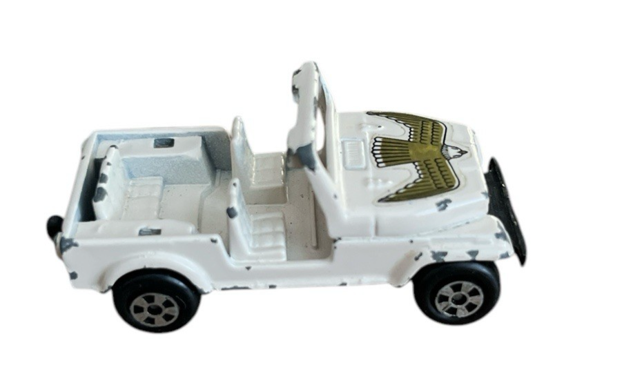 Vintage 1981 ERTL Dukes of Hazzard Daisy Duke Golden Eagle Jeep CJ ...