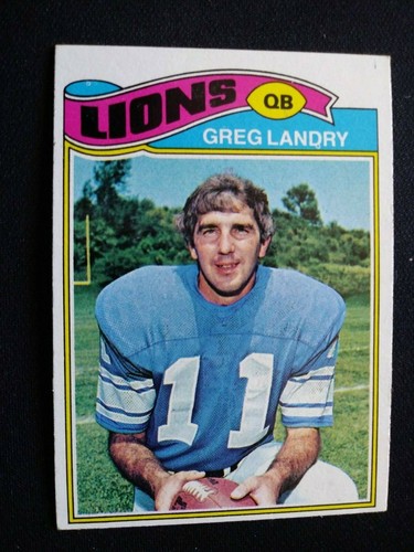 1977 Topps Football Card # 136 Greg Landry - Detroit Lions | eBay