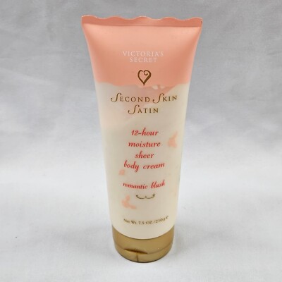 Victorias Secret Second Skin Satin 12 Hour Moisture Sheer Body Cream ...