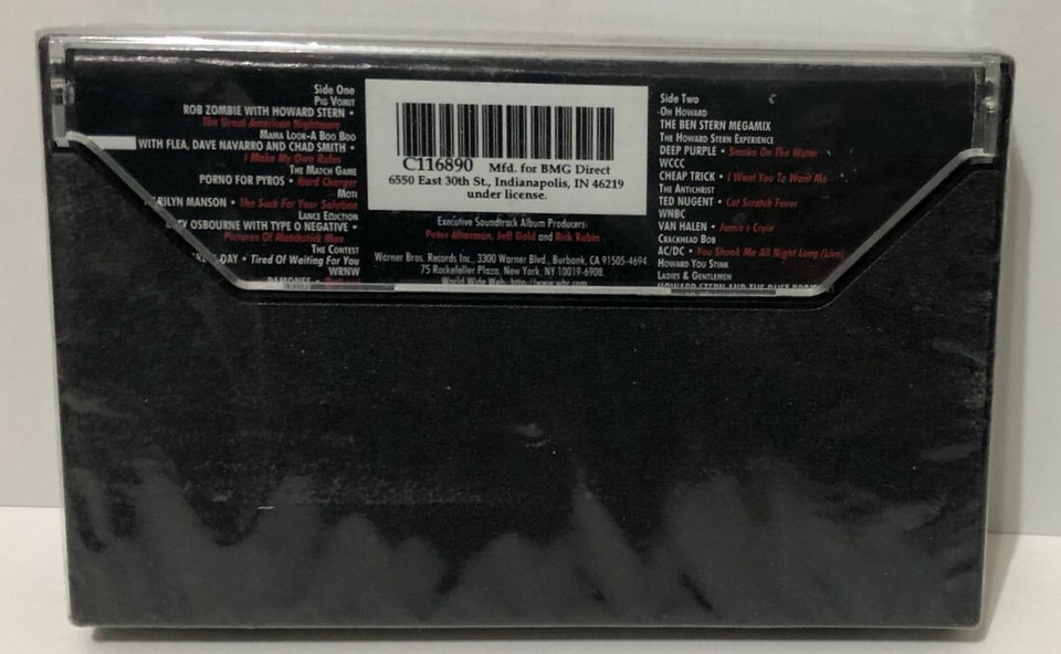Howard Stern ! Private Parts Soundtrack ! Cassette ! Various Artists ...