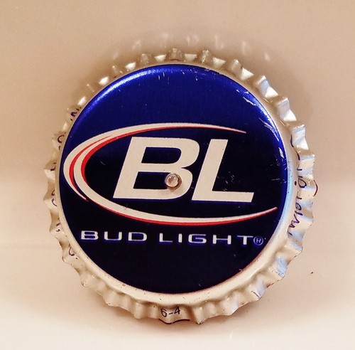 Vintage Bud Light Bottle Cap Style Battery Operated Lapel Pin 1" *Rare ...