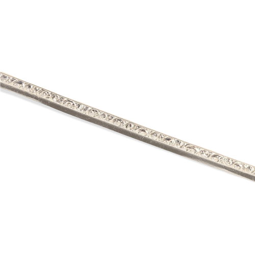 925 Sterling Silver Stepped Bezel Wire Swirl Fancy Pattern Jewelry ...